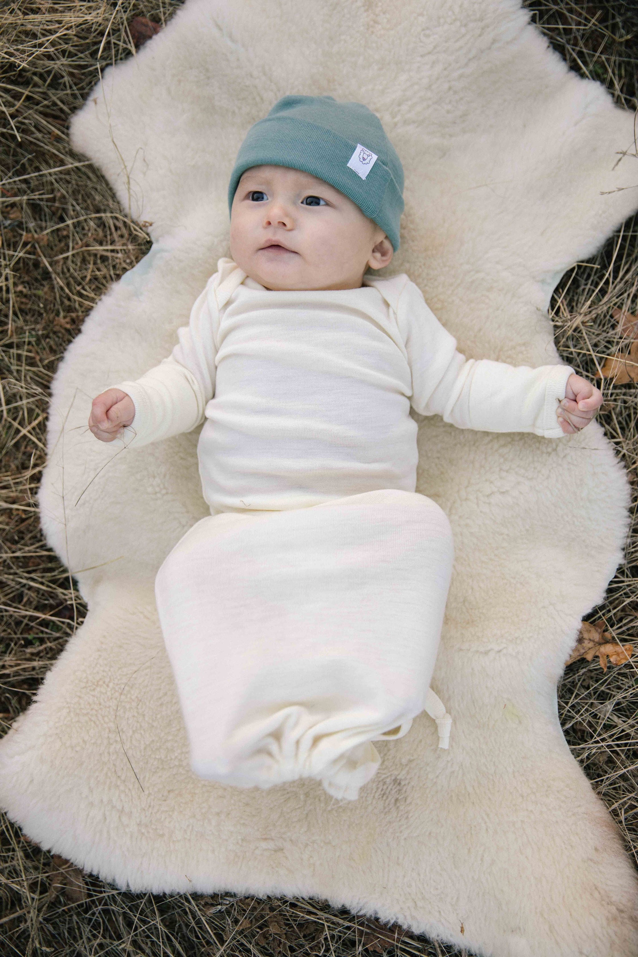 Merino Wool Infant Gown | Simply Merino Clothing Co